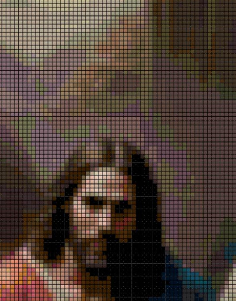 The Last Supper 2, the Last Supper Cross Stitch Chart, Religious Cross ...