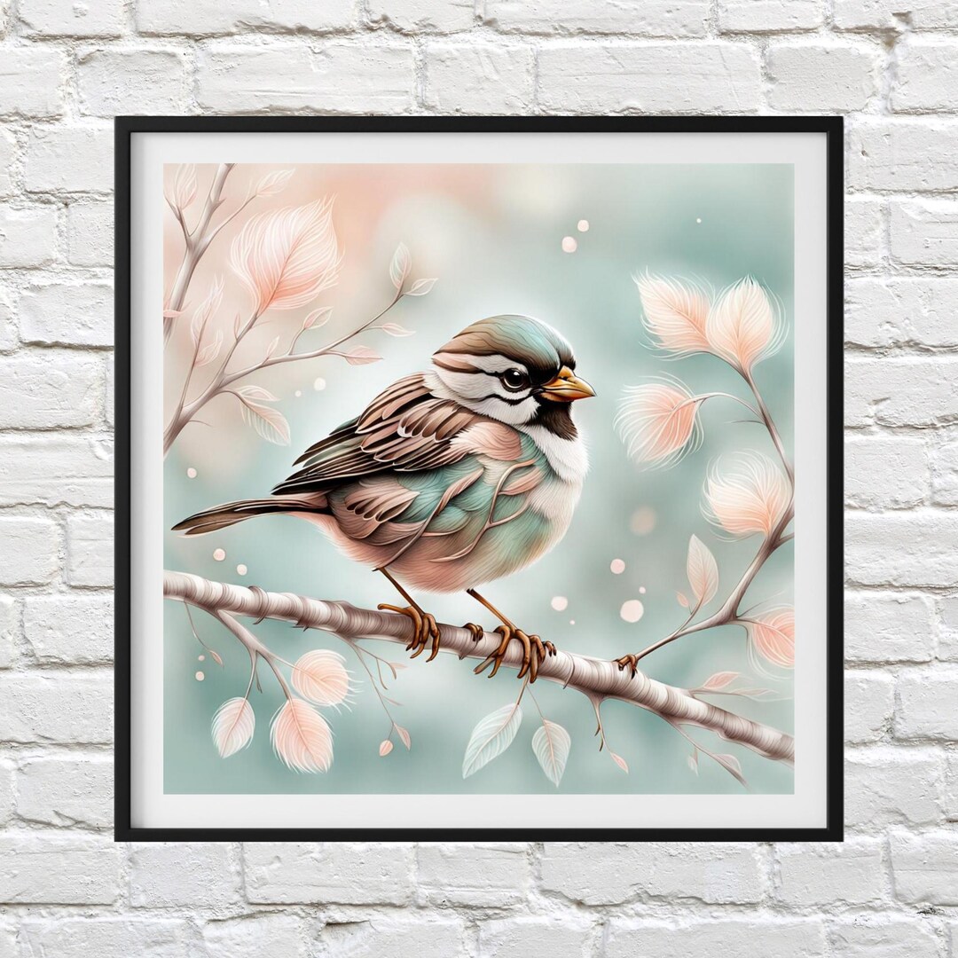 Songbird, Songbird Cross Stitch Chart for Beginners, Easy Bird ...