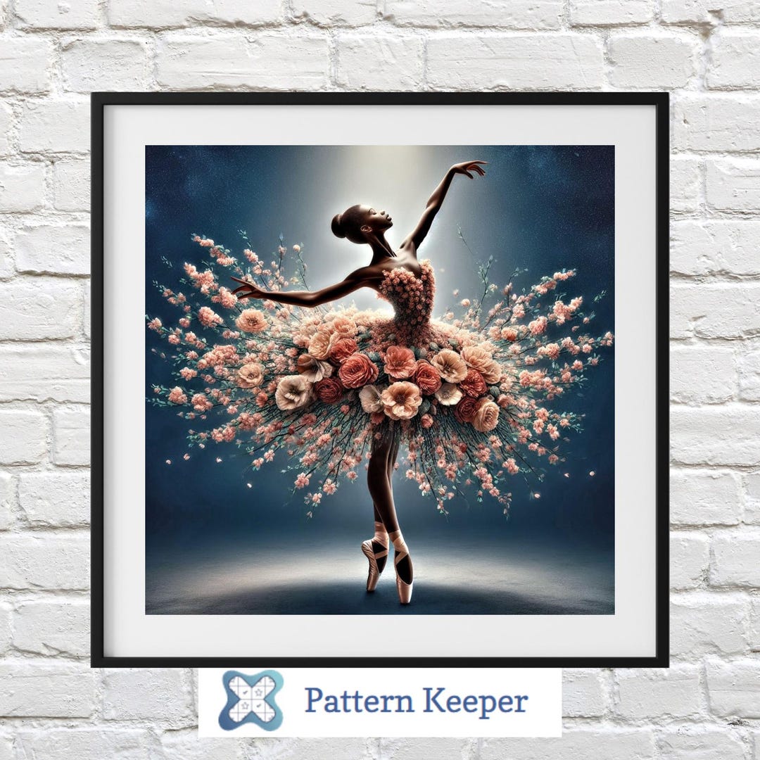 Graceful Ballerina, Ballerina Cross Stitch Chart, Ballet Cross Stitch ...