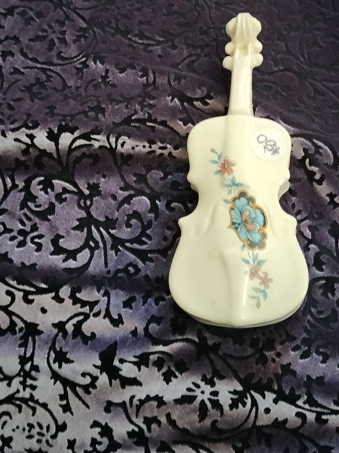 Vtg.ceramic Violin Trinket Box - Etsy