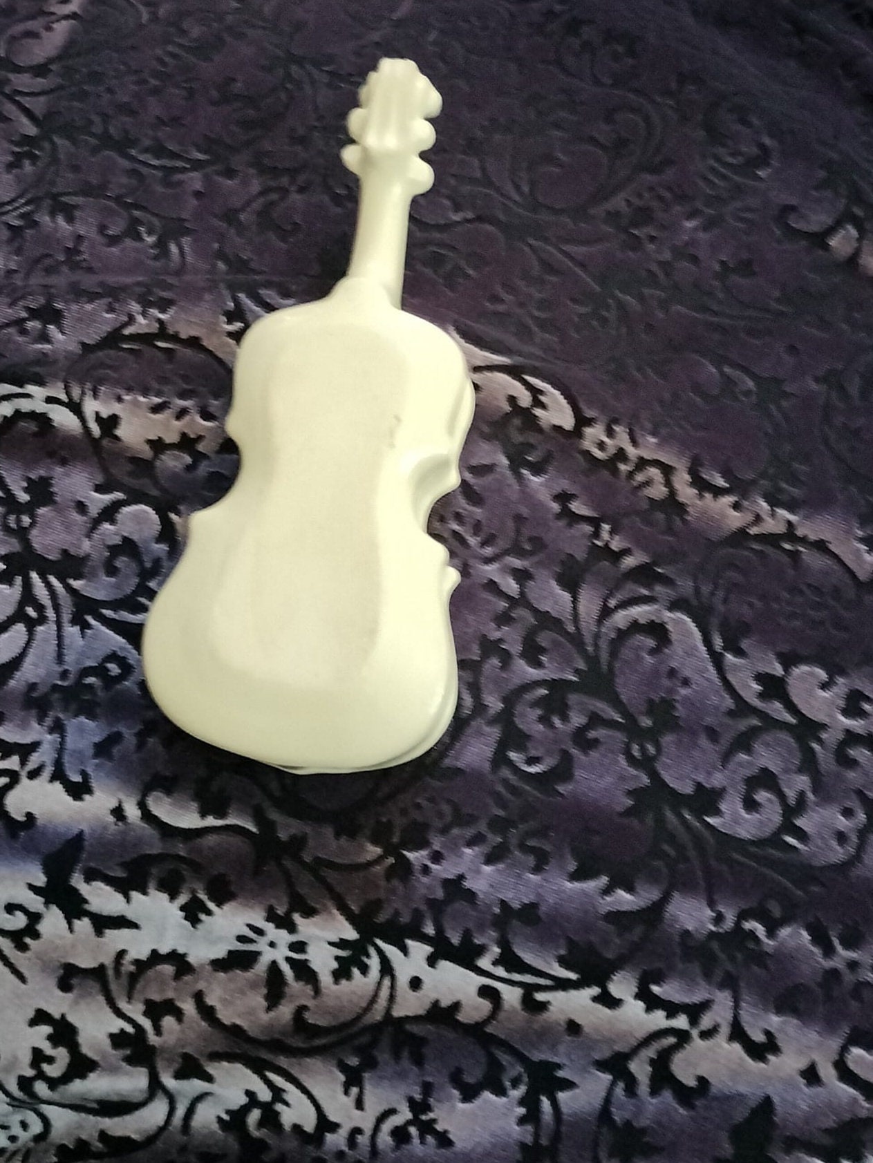 Vtg.ceramic Violin Trinket Box - Etsy