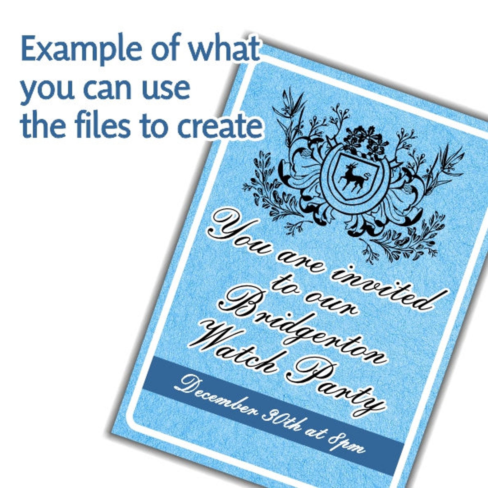 Bridgerton Crest JPG & PNG File - Etsy