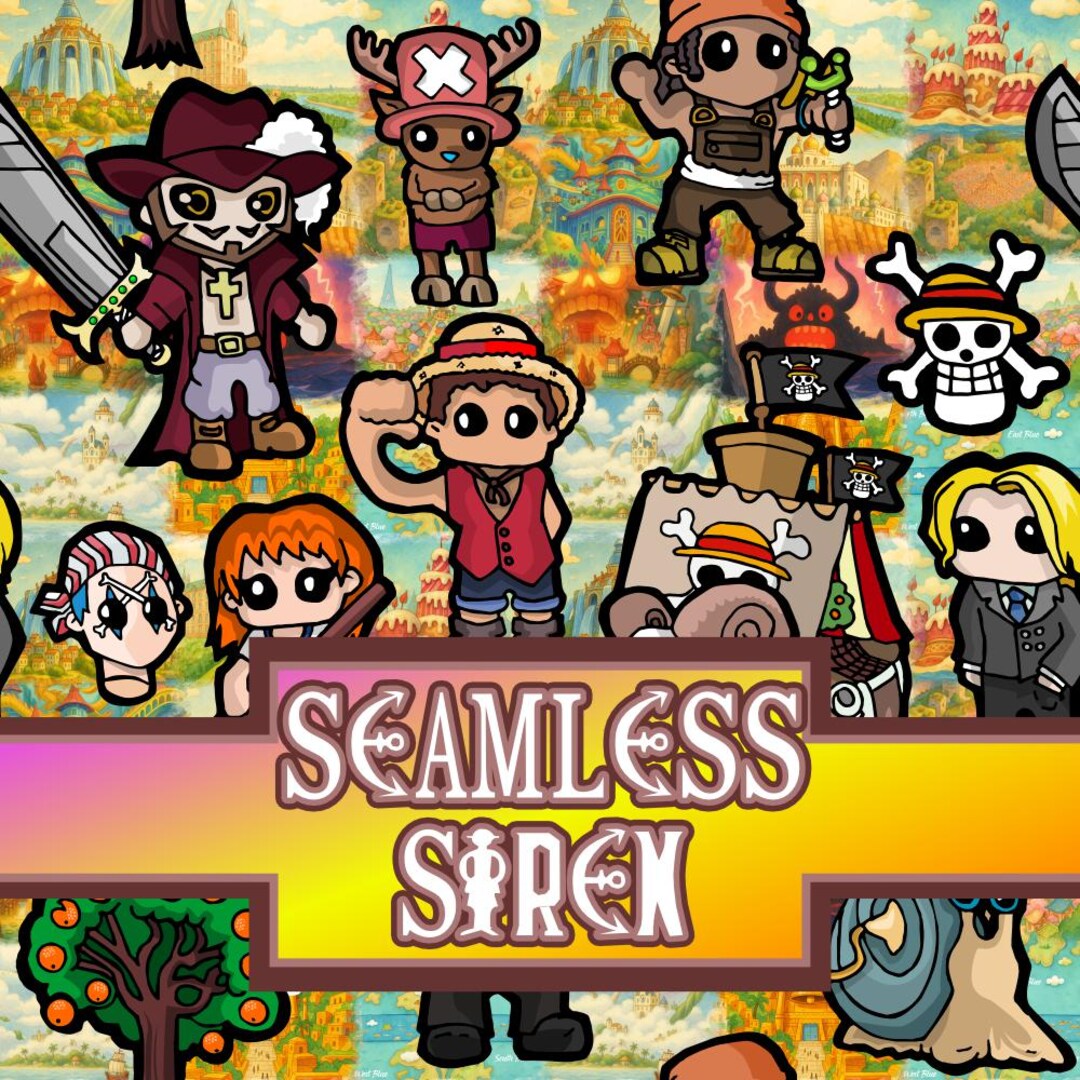 One Piece Seamless Pattern - Etsy