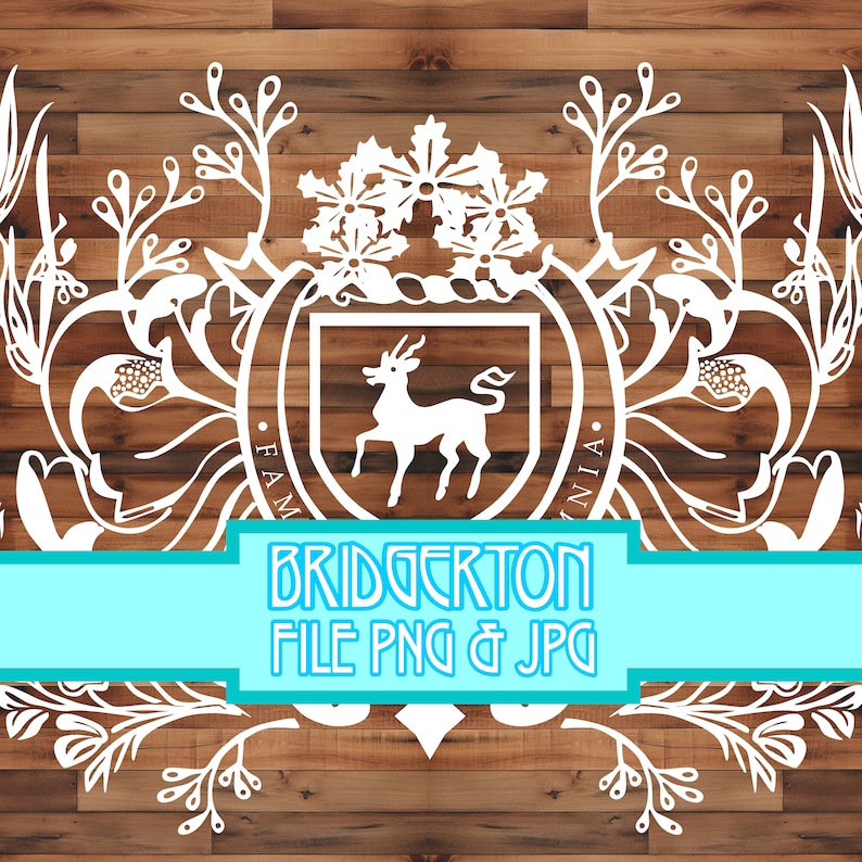 Bridgerton Crest JPG & PNG File - Etsy
