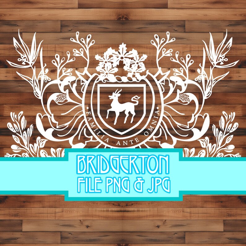 Bridgerton Crest JPG & PNG File - Etsy