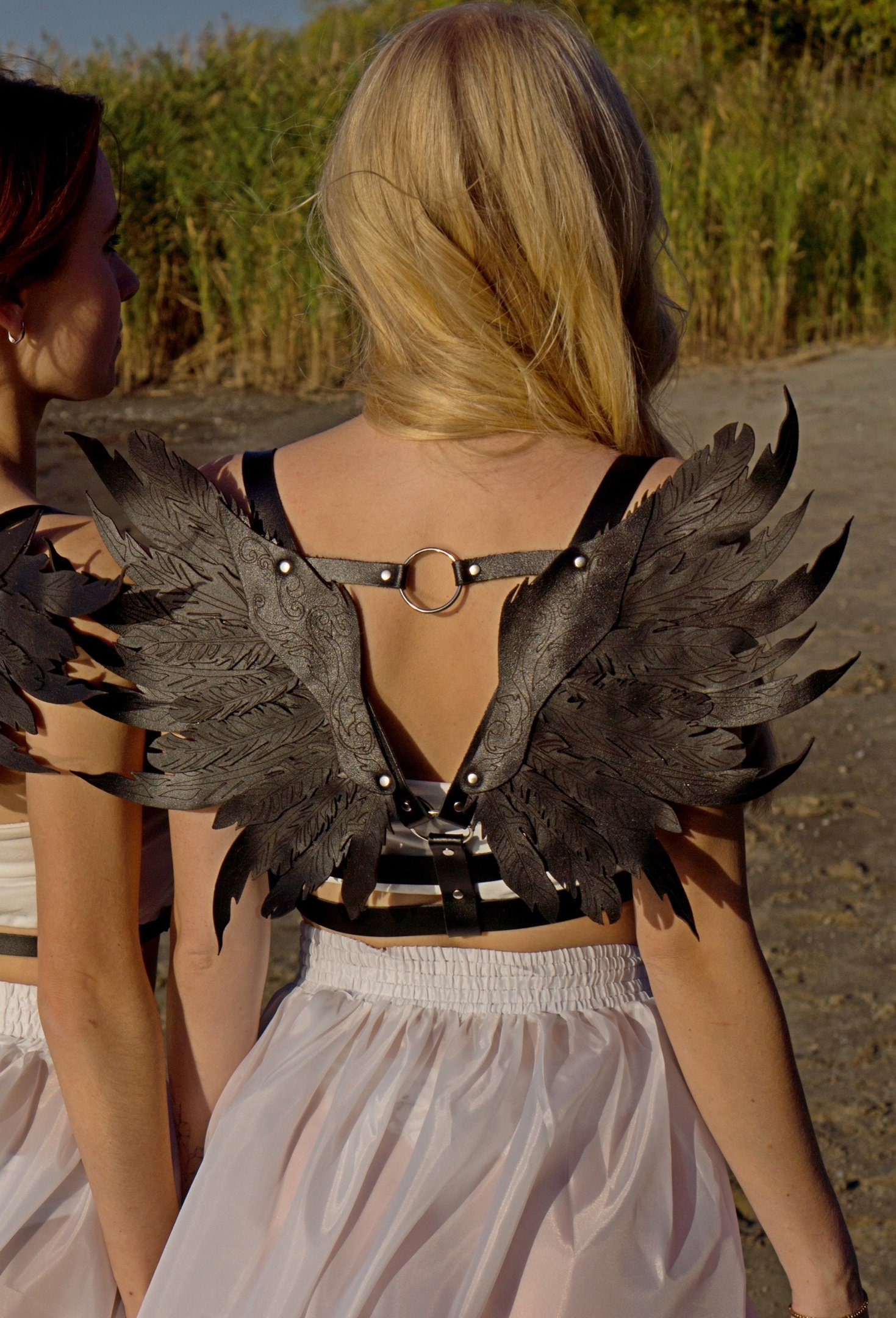 Wings Harness, Harness Set With Wings, REAL Leather Harness, Harness ...