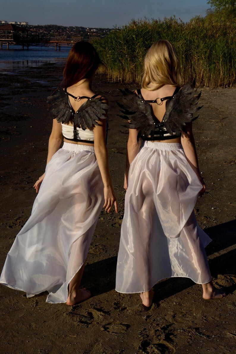 Wings Harness, Harness Set With Wings, REAL Leather Harness, Harness ...