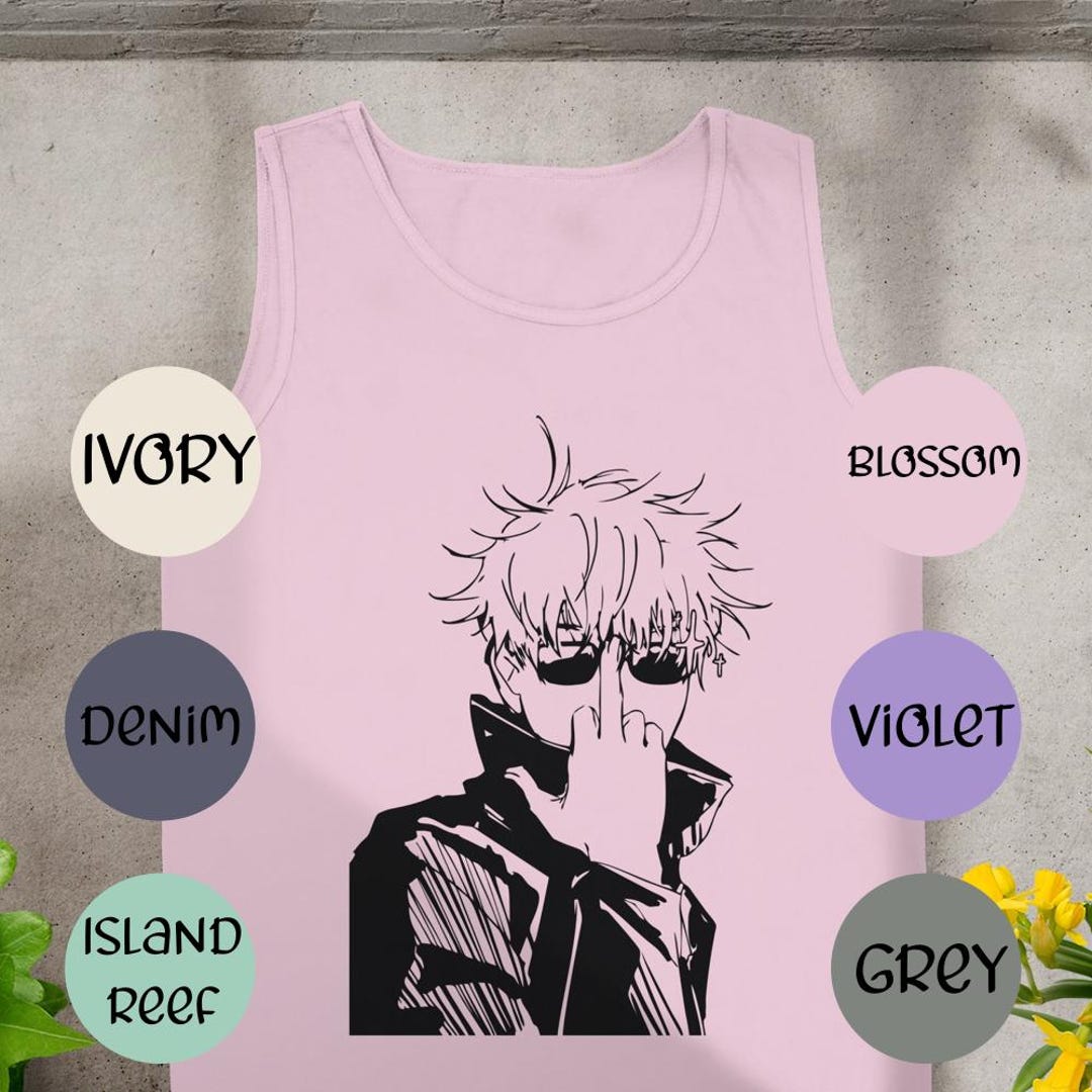 Gojo Satoru Shirt, Jujutsu Kaisen Tshirt, Gift for Anime Lovers, Gojo ...