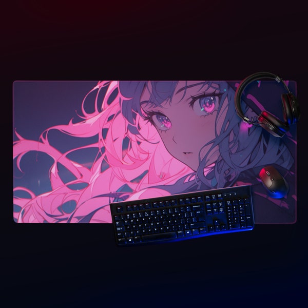 Anime Girl Aesthetic Mousepad - Etsy UK