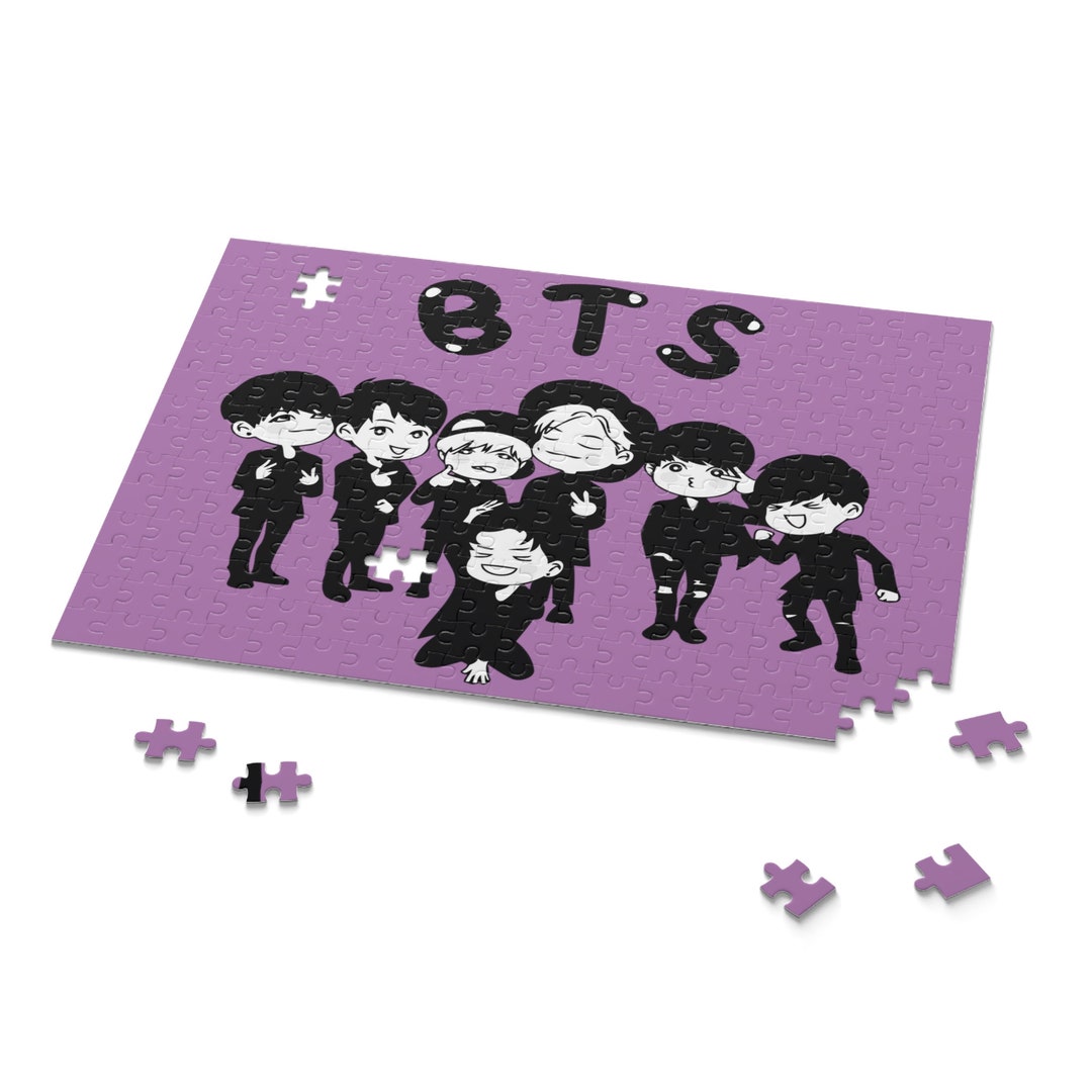 BTS Puzzle Chibi Ipurpleyou Kpop Puzzle Gift Decor Gift - Etsy