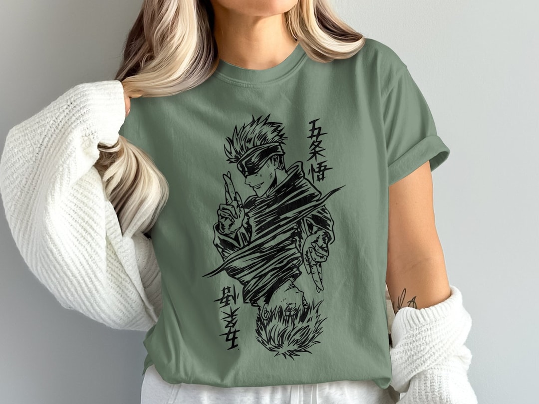 Gojo Satoru Shirt, Jujutsu Kaisen Tshirt, Best Anime Shirts, Gift for ...