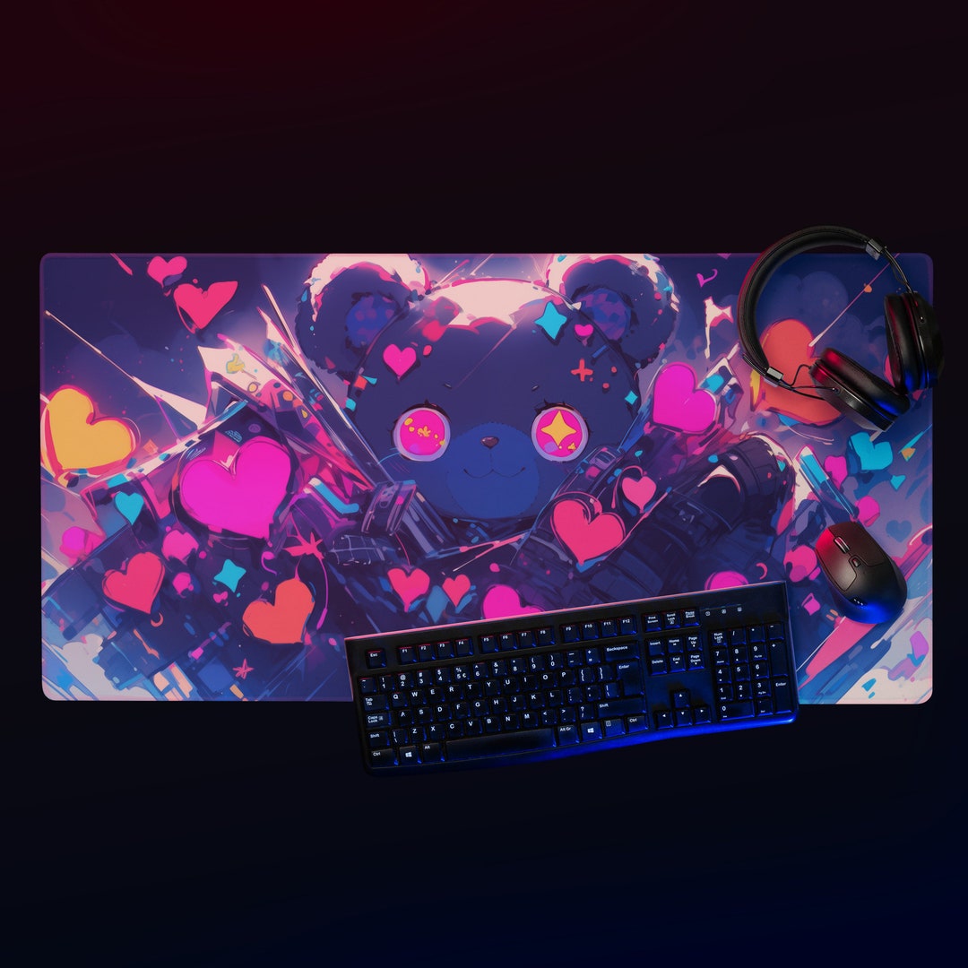 Teddy Bear Mouse Pad, Teddy Bear Mousepad, Desk Mat Teddy Bear ...