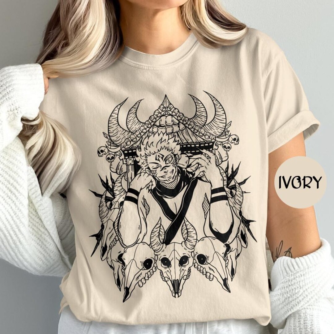 Sukuna Shirt, Jujutsu Kaisen Shirt, Anime Graphic Tees, Gift for Him ...
