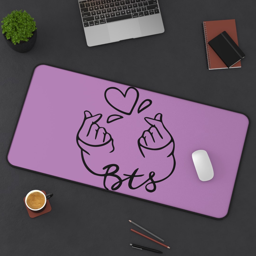 Kpop I Purple You Mouse Pad, Kpop Desk Mat, Kpop Deskmat, Kpop Mousepad ...