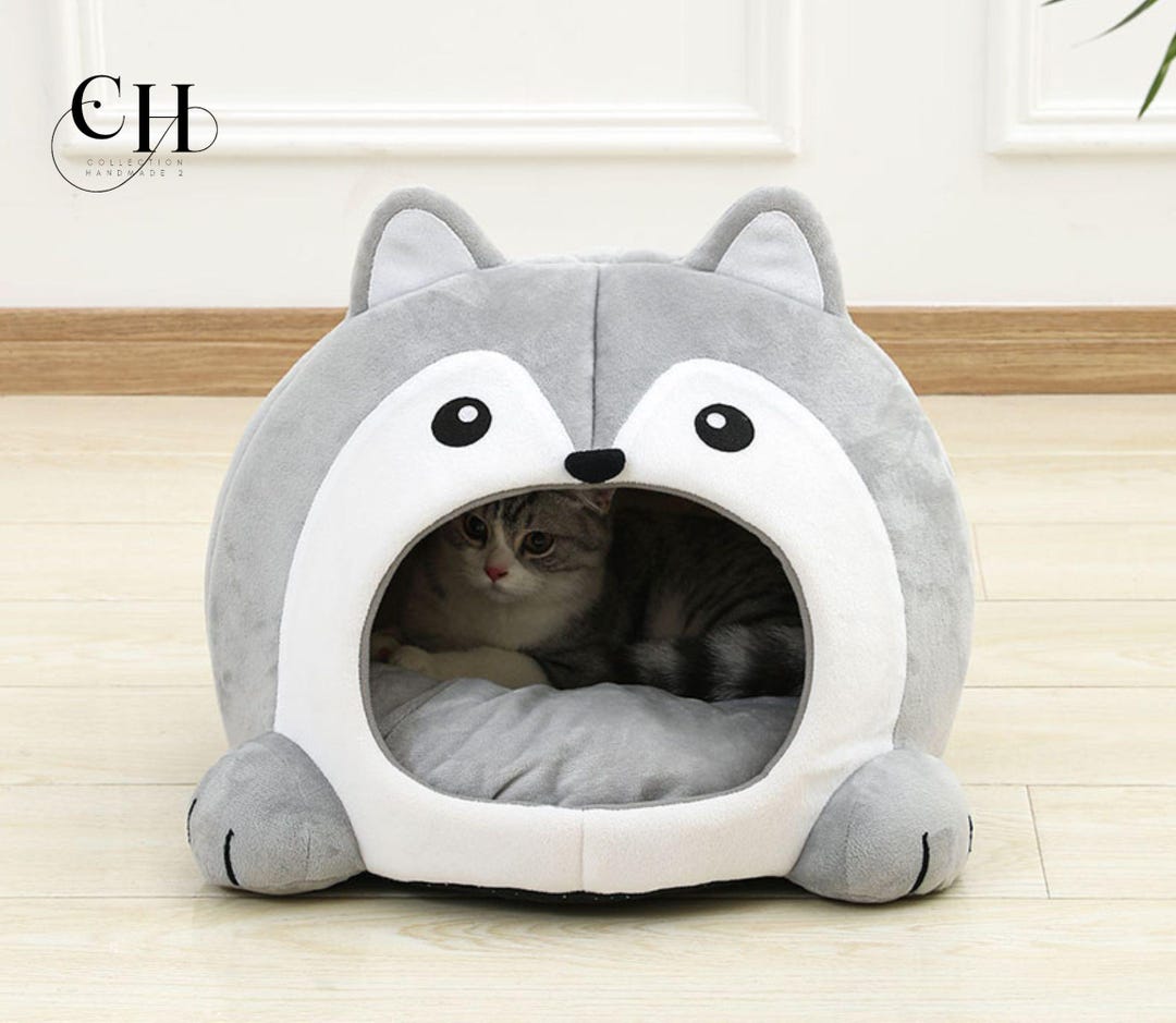 Very Soft Cat Bed Pet Basket Cat House Sofa Small Dog Lounger Cushion ...