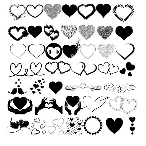 Heart Svg Bundle Classic Hearts Svg Valentines Day Etsy