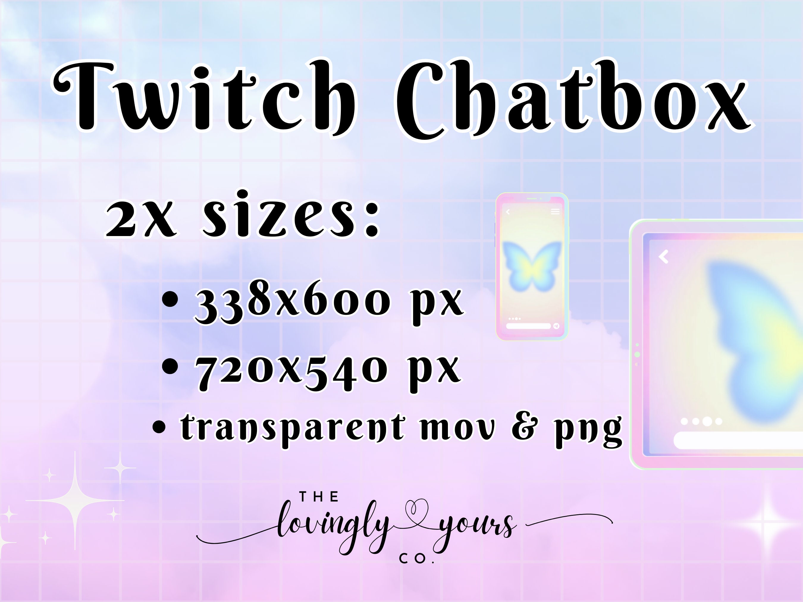 Twitch Chat PNG Digital Download Stream Sub Chatbox Bit Twitch Chat ...