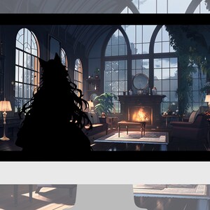 4k Animated Haunted Background Spooky Room Vtuber Background Twitch ...