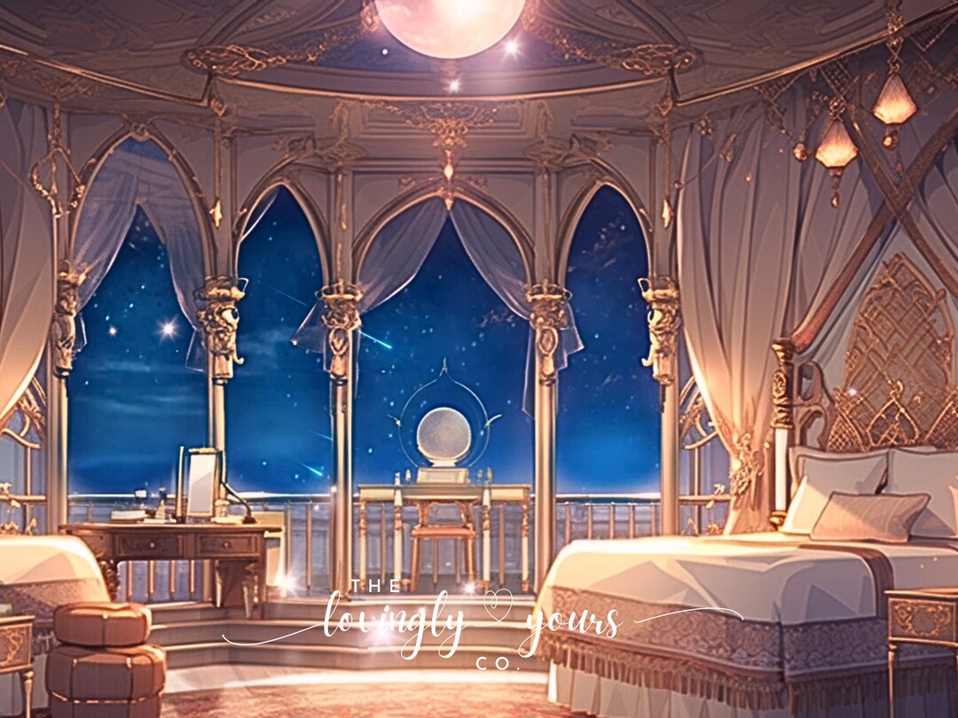 4k Animated Isekai Background Aesthetic Vtuber Room Background - Etsy UK