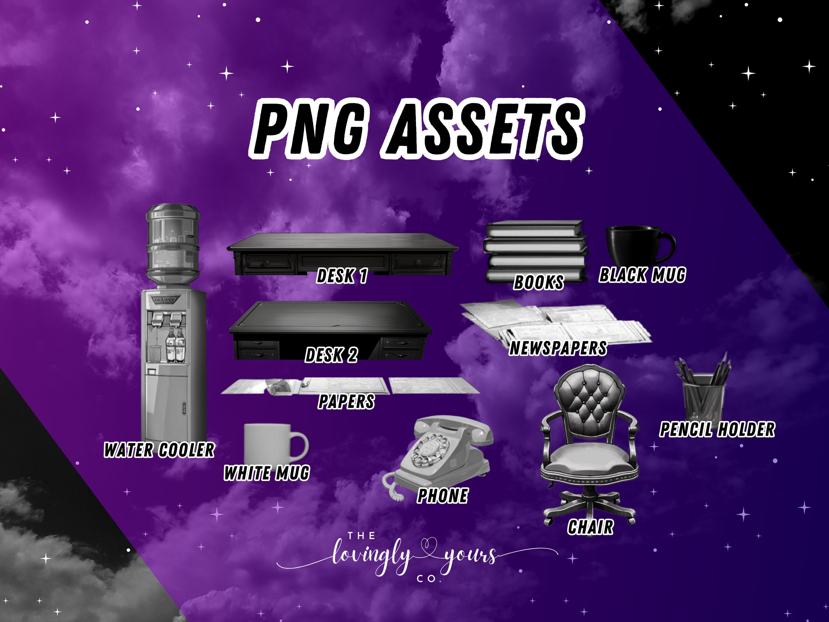 Custom Commission Background Cozy Anime Style Room Detective Vtuber ...