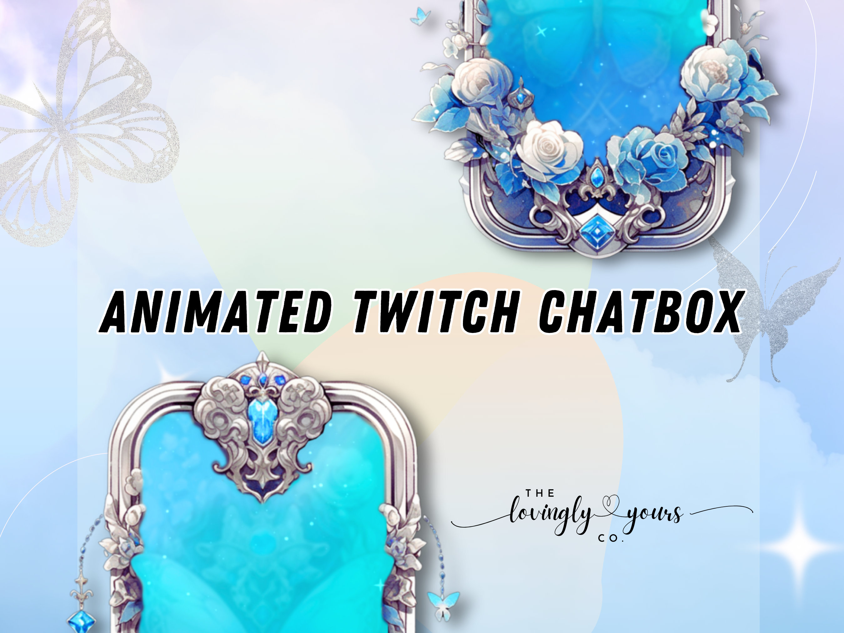 Animated Twitch Chat PNG Stream Sub Chatbox Bit Twitch Chat Widget ...