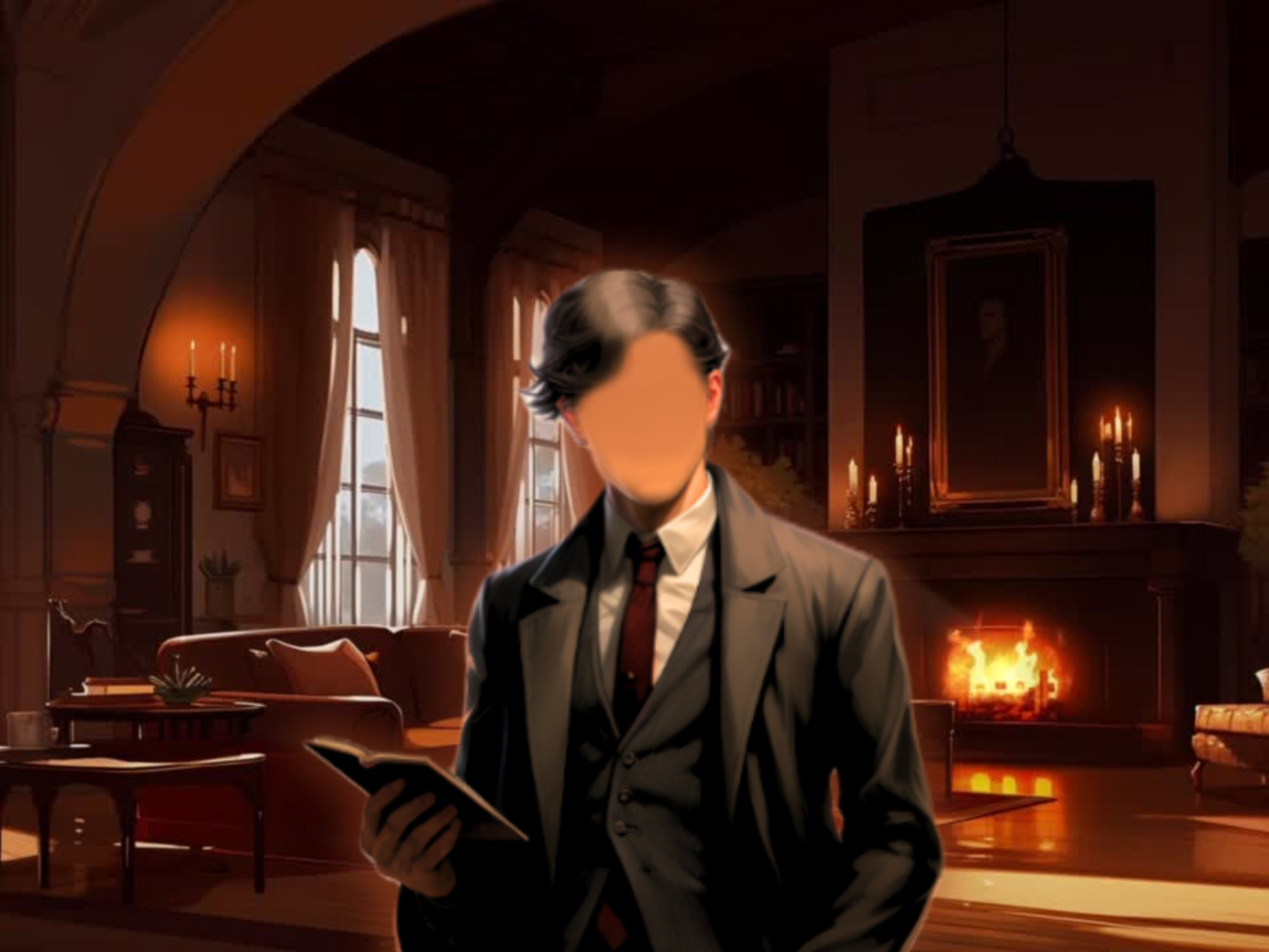 4k Animated Haunted Background Spooky Room Vtuber Background Twitch ...