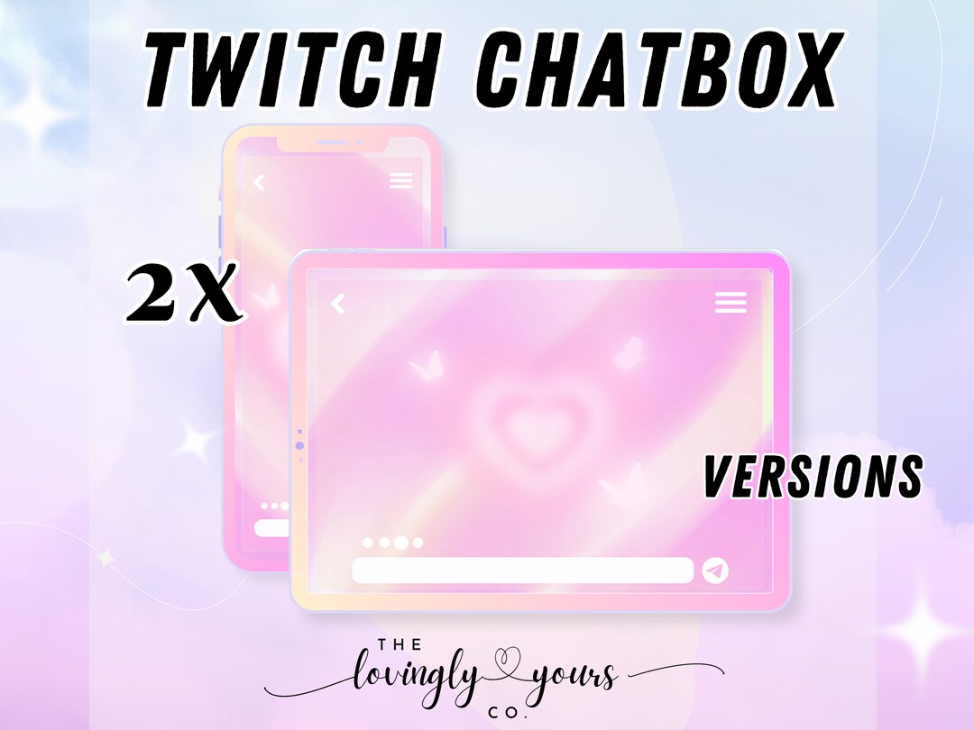 Twitch Chat PNG Digital Download Stream Sub Chatbox Bit Twitch Chat ...