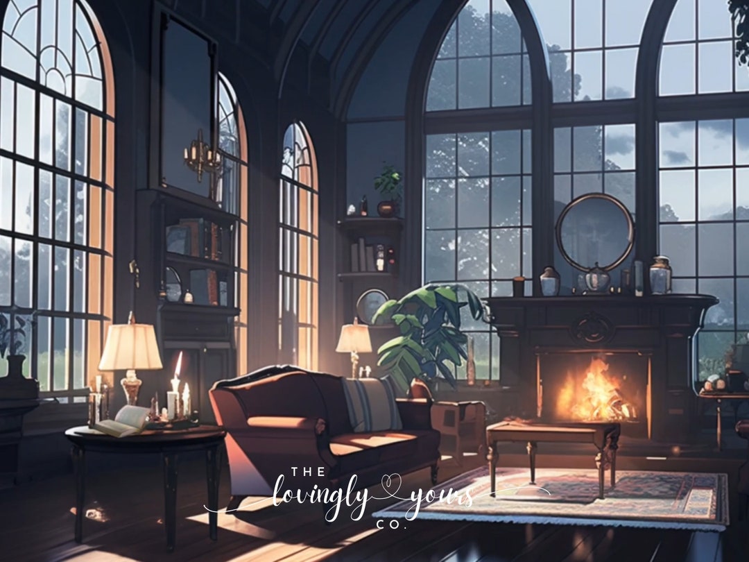 4k Animated Haunted Background Spooky Room Vtuber Background Twitch ...