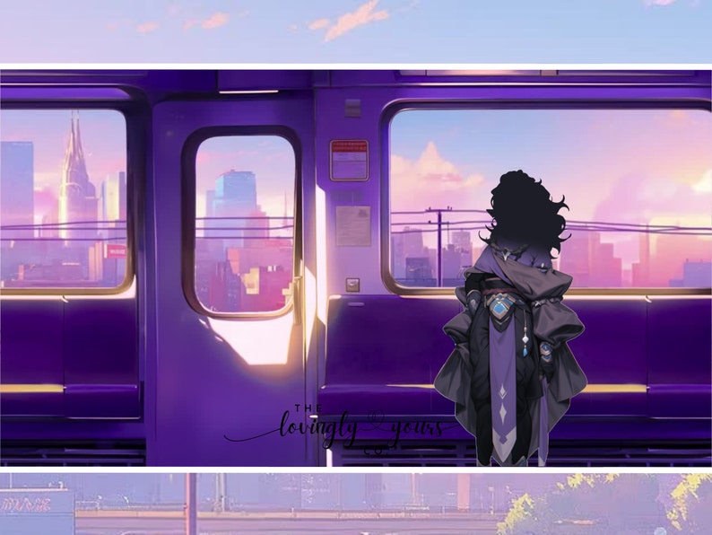 Lofi Train Animated Background Twitch Overlay Vtuber Animated - Etsy