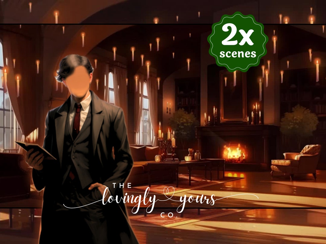 4k Animated Haunted Background Spooky Room Vtuber Background Twitch ...