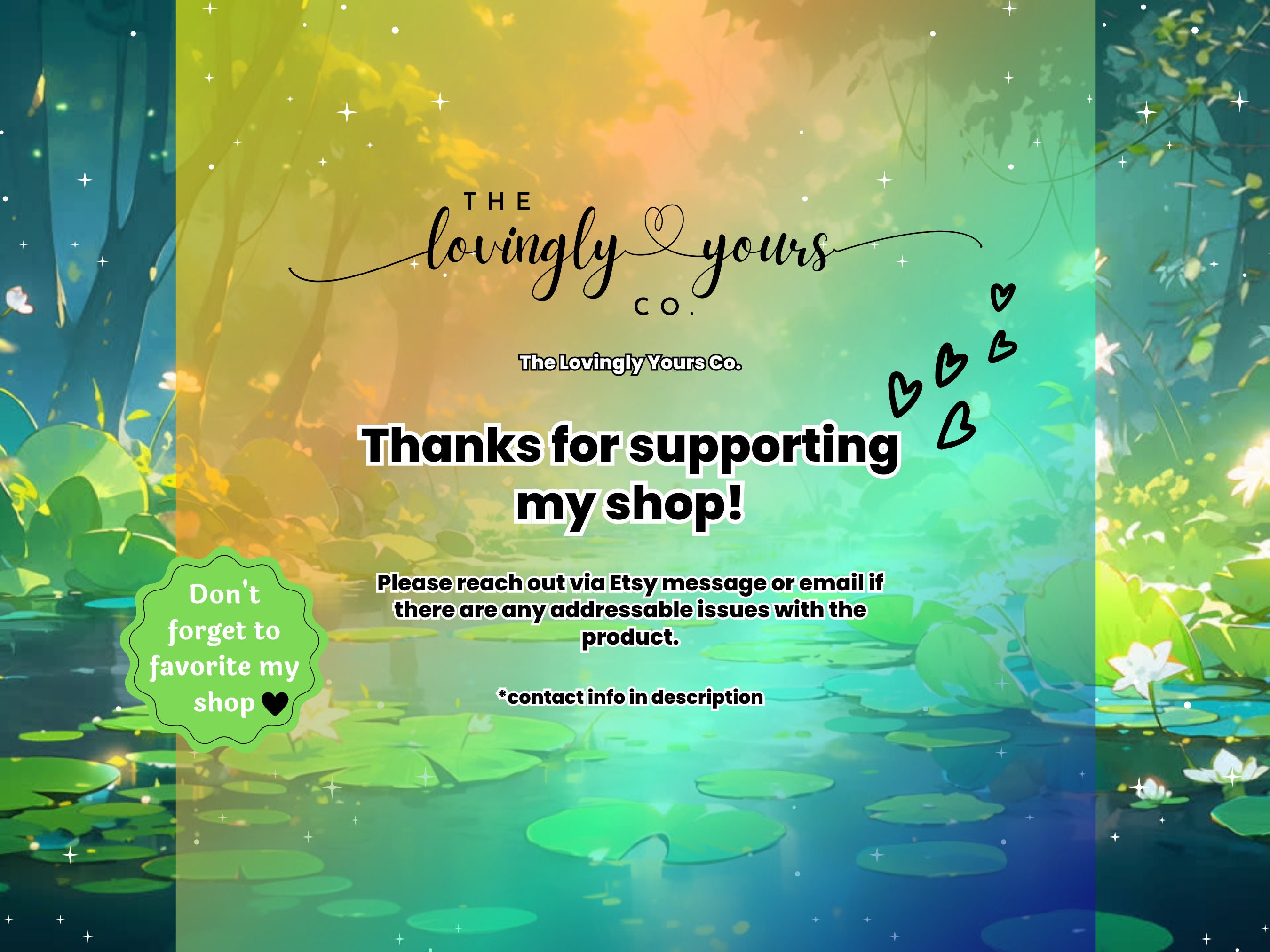 Lily Pond Forest Vtuber Background Twitch Overlay Animated Twitch ...