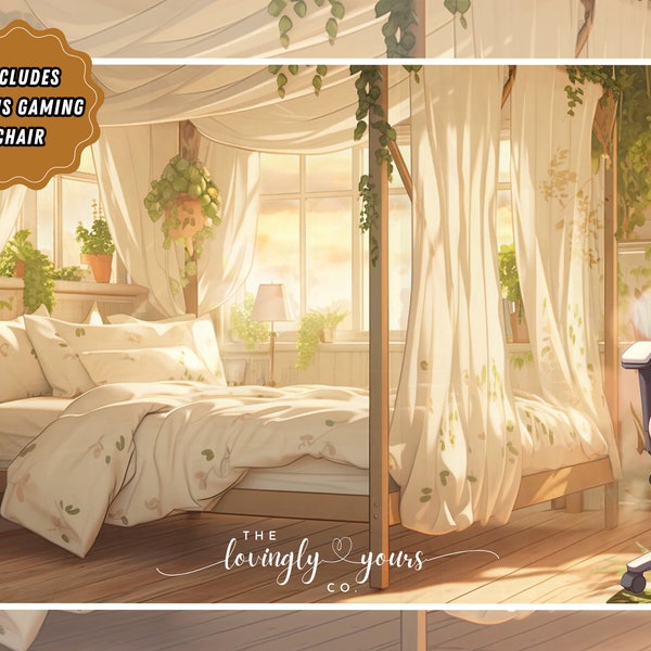 Vtuber Bedroom Room - Etsy