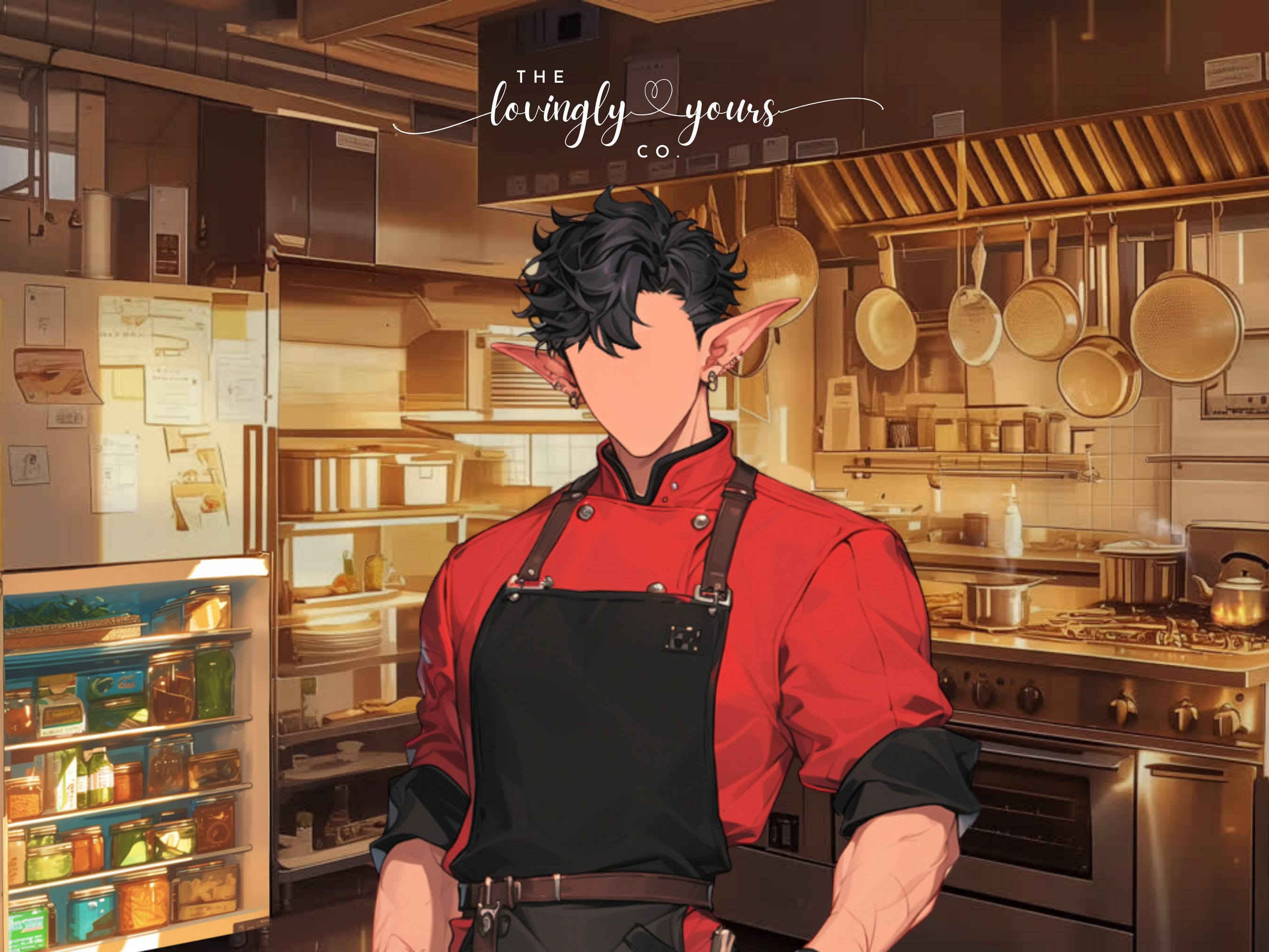 Restaurant Kitchen Animated Background Cozy Anime Style Lofi Room ...
