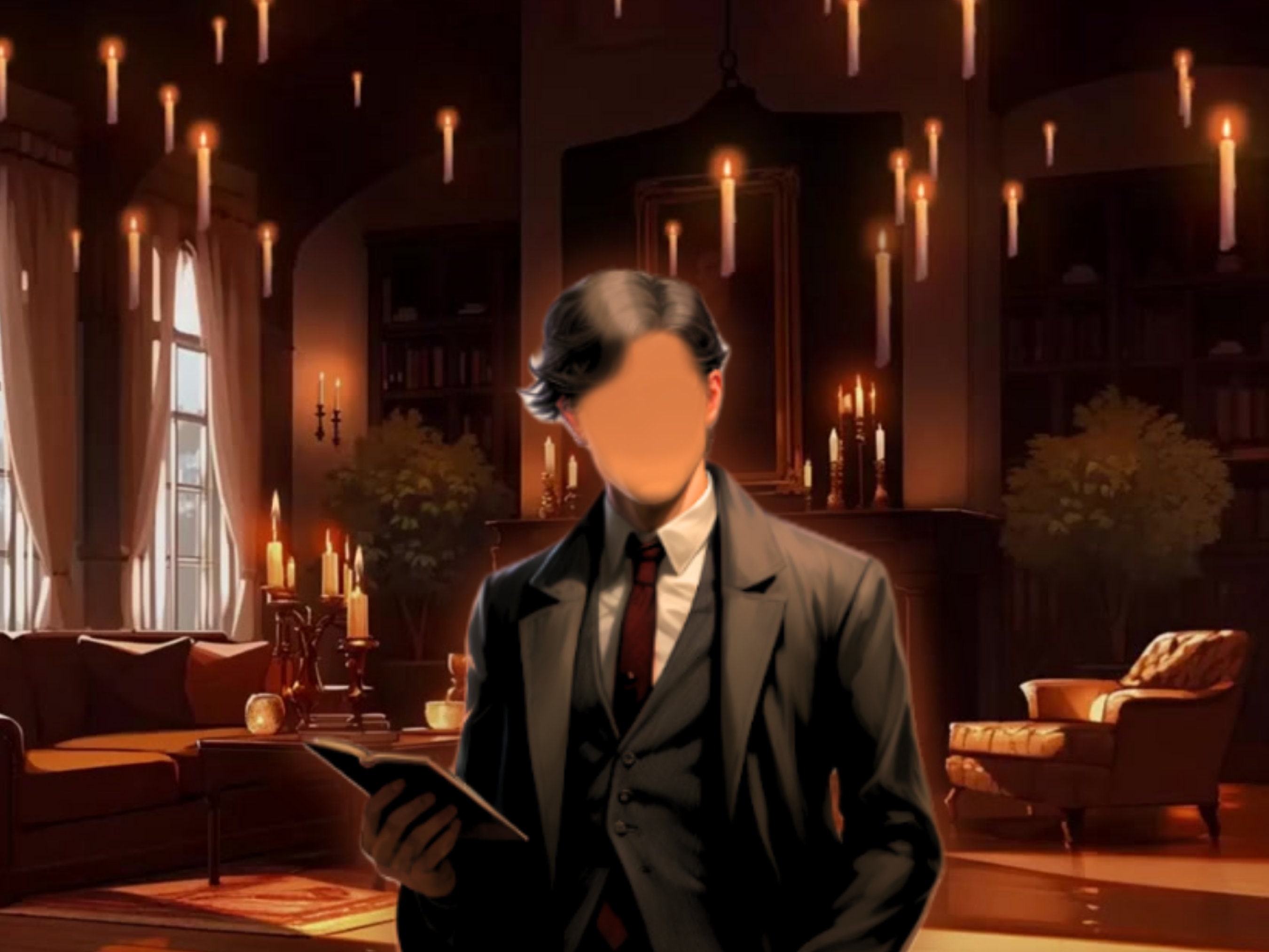 4k Animated Haunted Background Spooky Room Vtuber Background Twitch ...