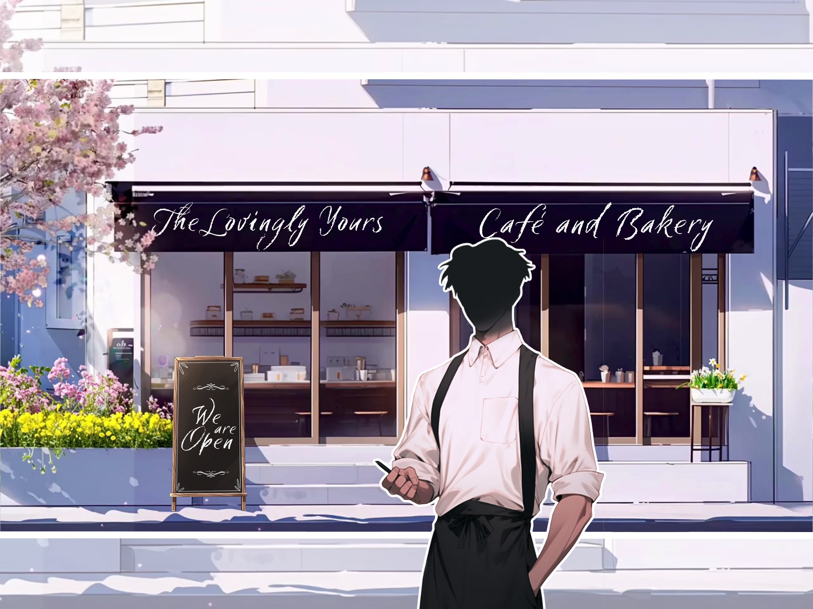 Cafe Vtuber Animated Background Twitch Overlay Cafe Vtuber Background ...