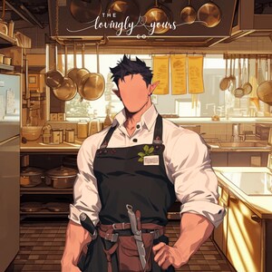Restaurant Kitchen Animated Background Cozy Anime Style Lofi Room ...