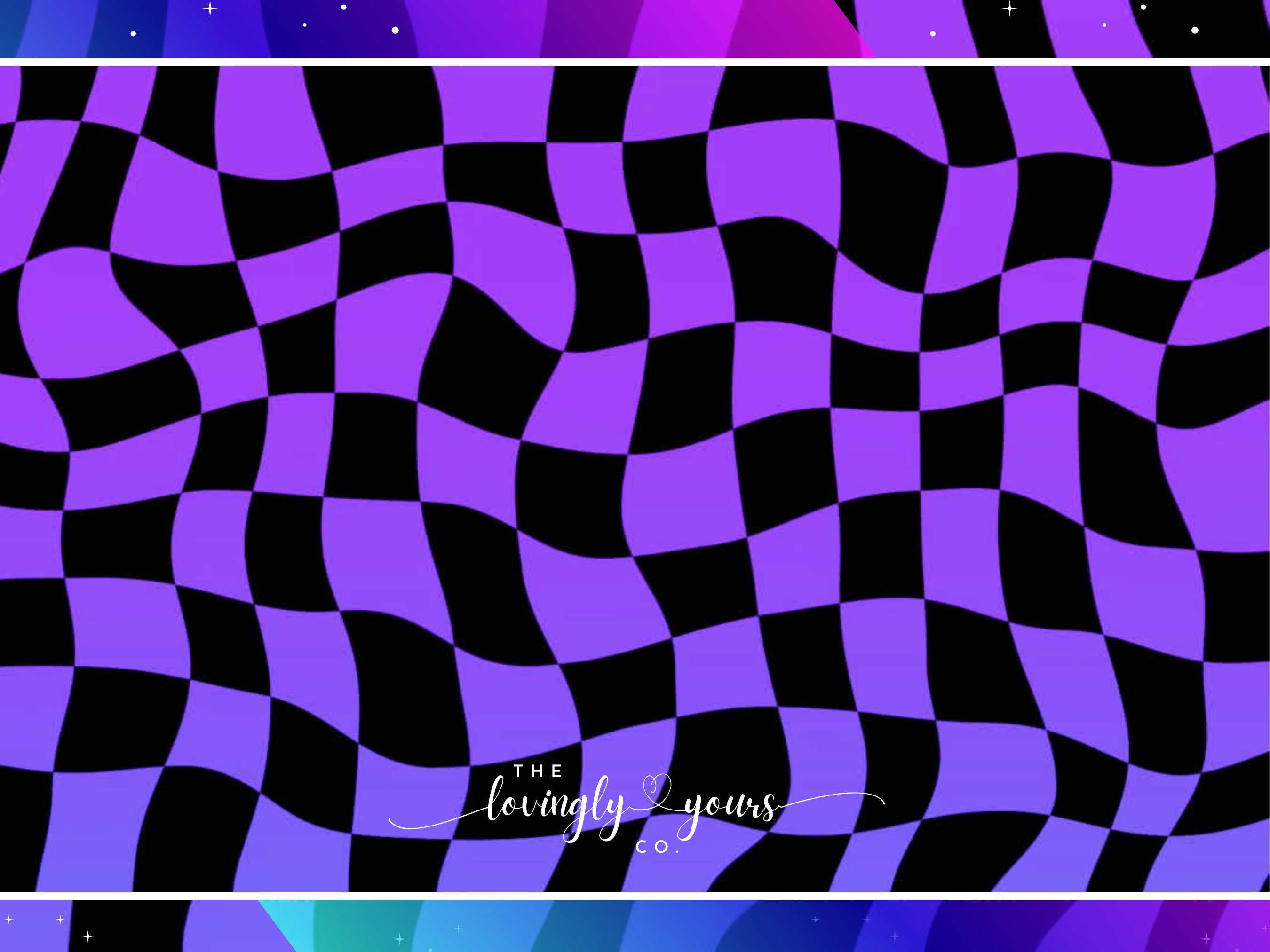 Wavy Checkered Animated Background Aesthetic Vtuber Background Purple ...