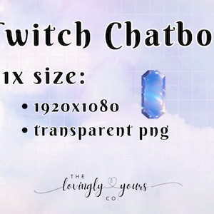 Twitch Chat PNG Digital Download Stream Sub Chatbox Bit Twitch Chat ...