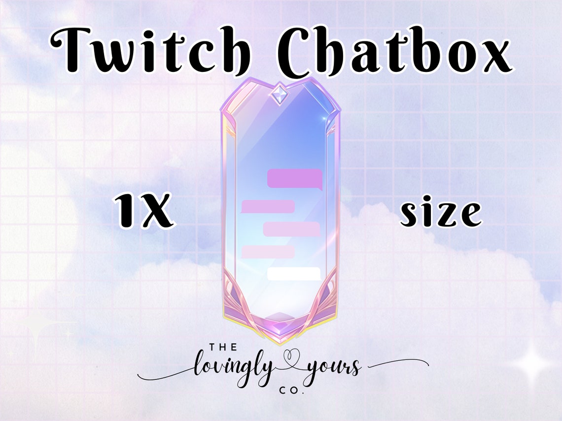 Twitch Chat PNG Digital Download Stream Sub Chatbox Bit Twitch - Etsy