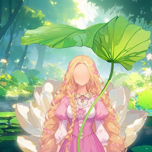 Lily Pond Forest Vtuber Background Twitch Overlay Animated Twitch ...