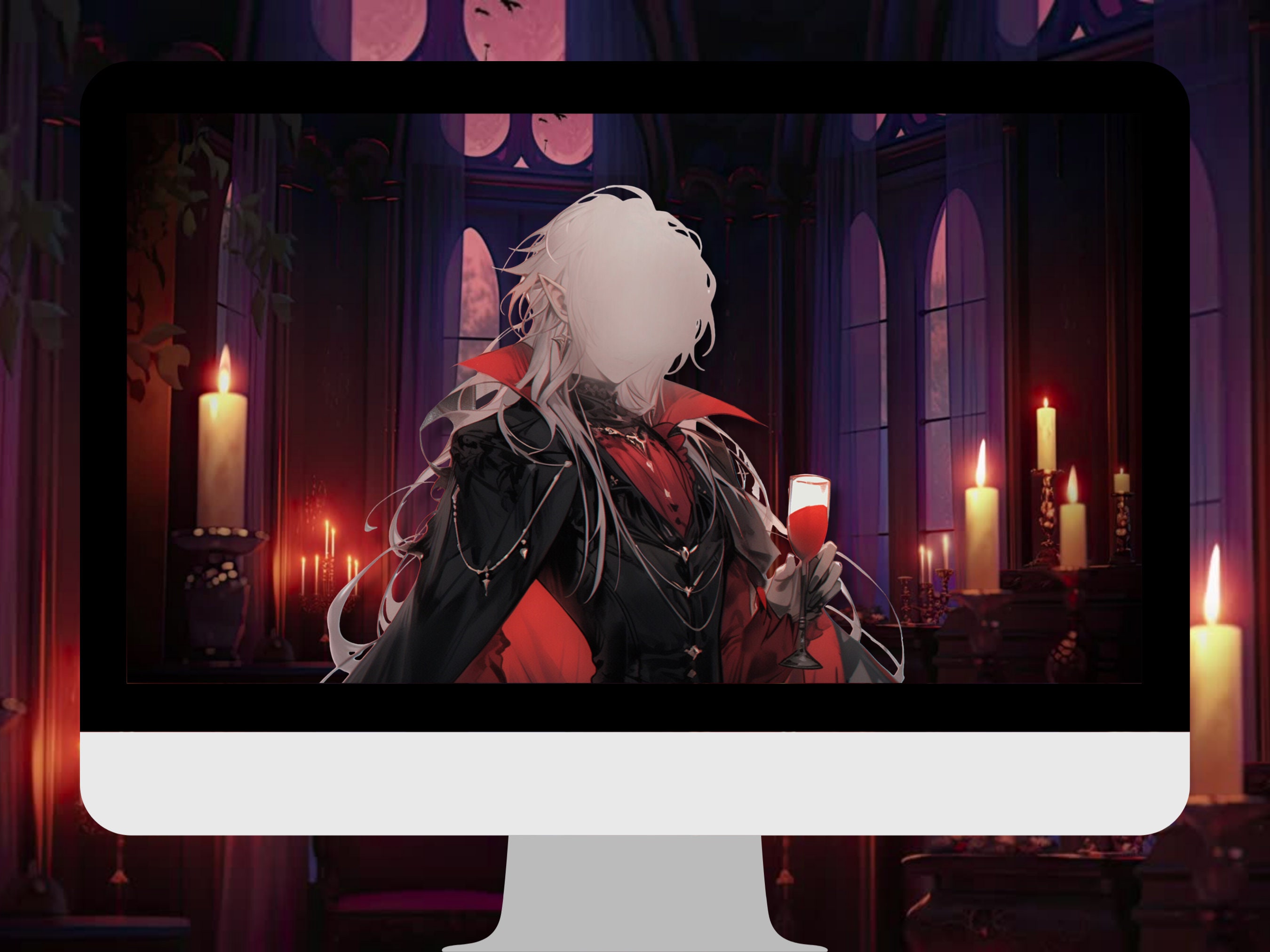 4k Animated Haunted Background Spooky Room Vtuber Background Twitch ...