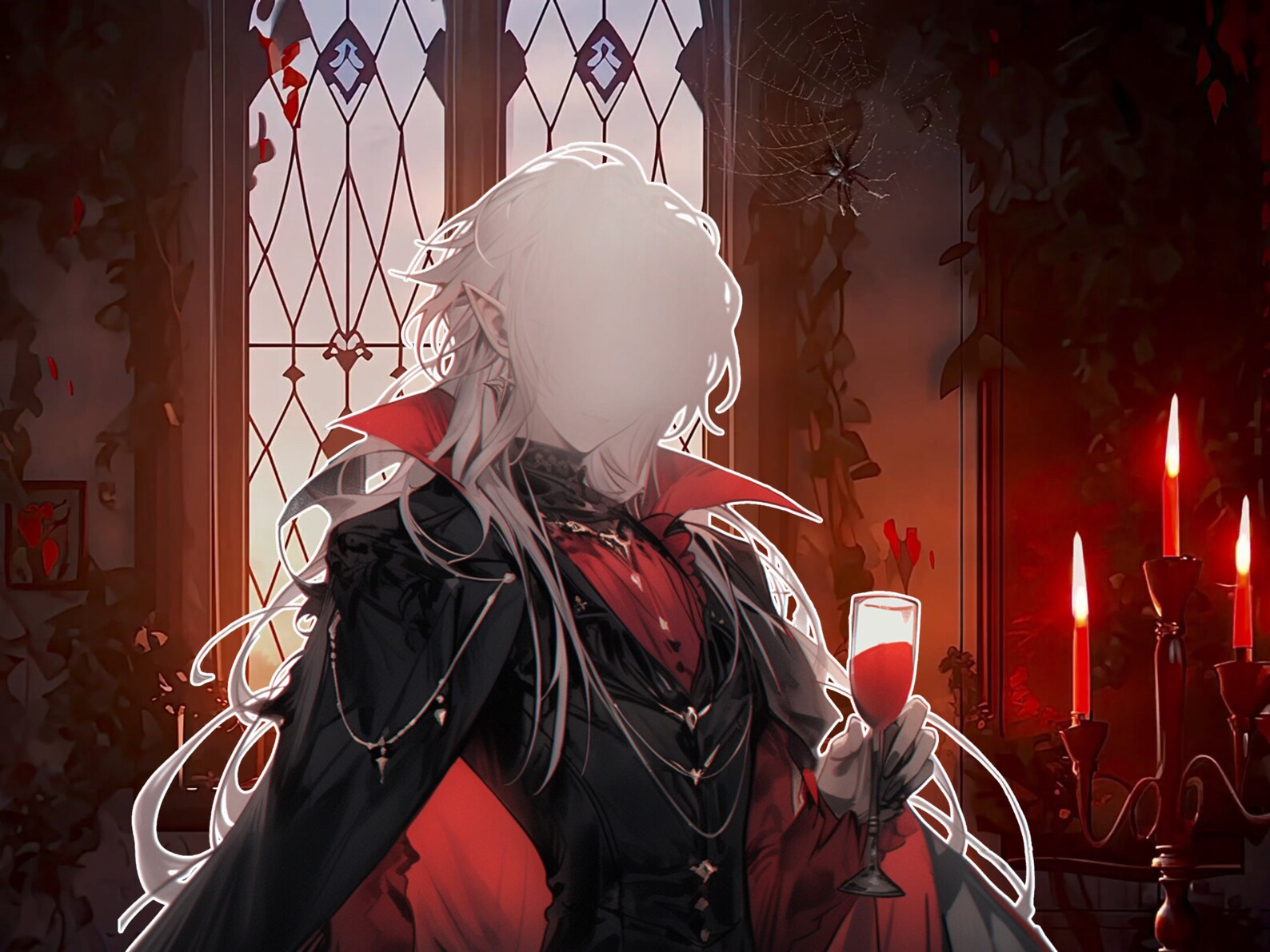 4k Animated Haunted Background Spooky Room Vtuber Background Twitch ...