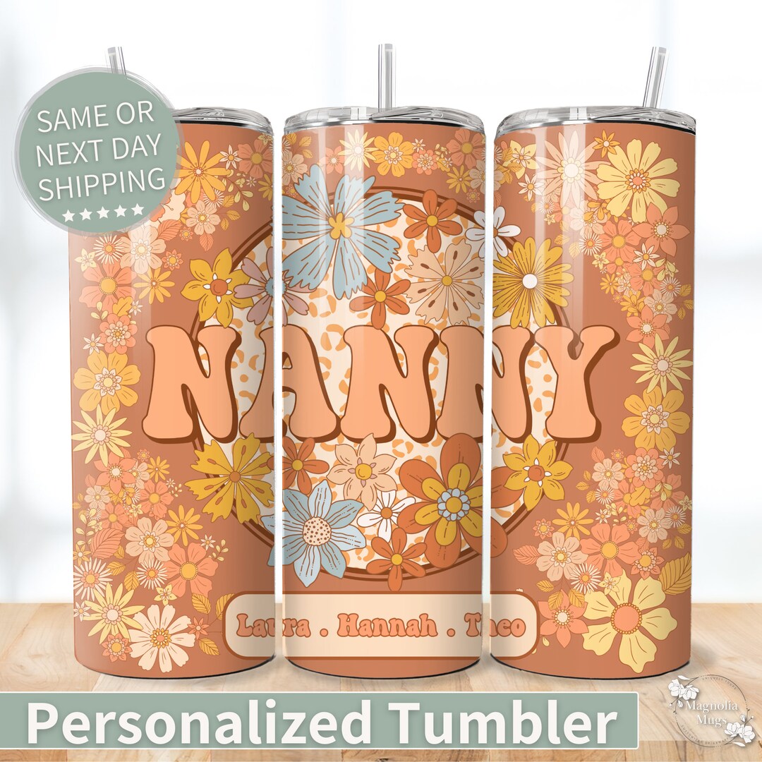 Personalized Nanny Tumbler Custom Name Nanny Coffee Mug - Etsy