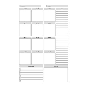All Digital Workout Planner and Tracker, Weekly Fitness Journal ...
