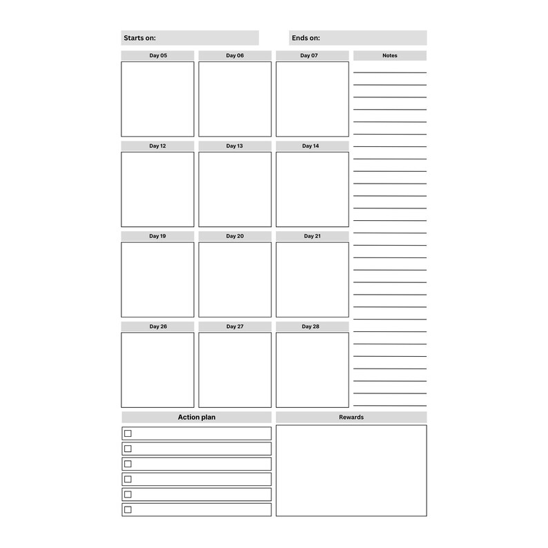 All Digital Workout Planner and Tracker, Weekly Fitness Journal ...