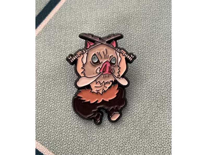 Anime Demon Slayer Enamel Pin, Nezuko Brooch Pin, Cosplay Lapel Badge ...