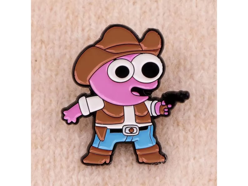 Smiling Friend Enamel Pin, Glep & Mr. Frog Badges, Anime Lapel Brooches ...