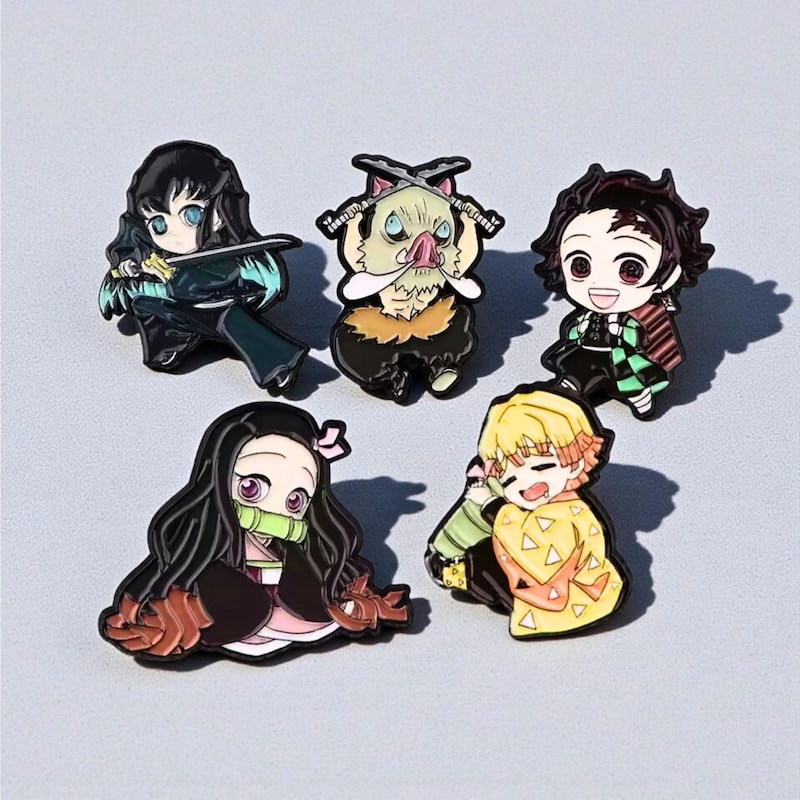 Demon Slayer Pin - Etsy