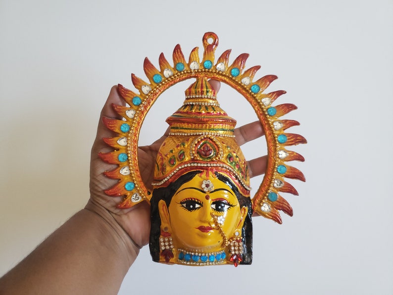 Goddess Vara Lakshmi Face - Lakshmi Festival - Gowri Face - Navarathri ...