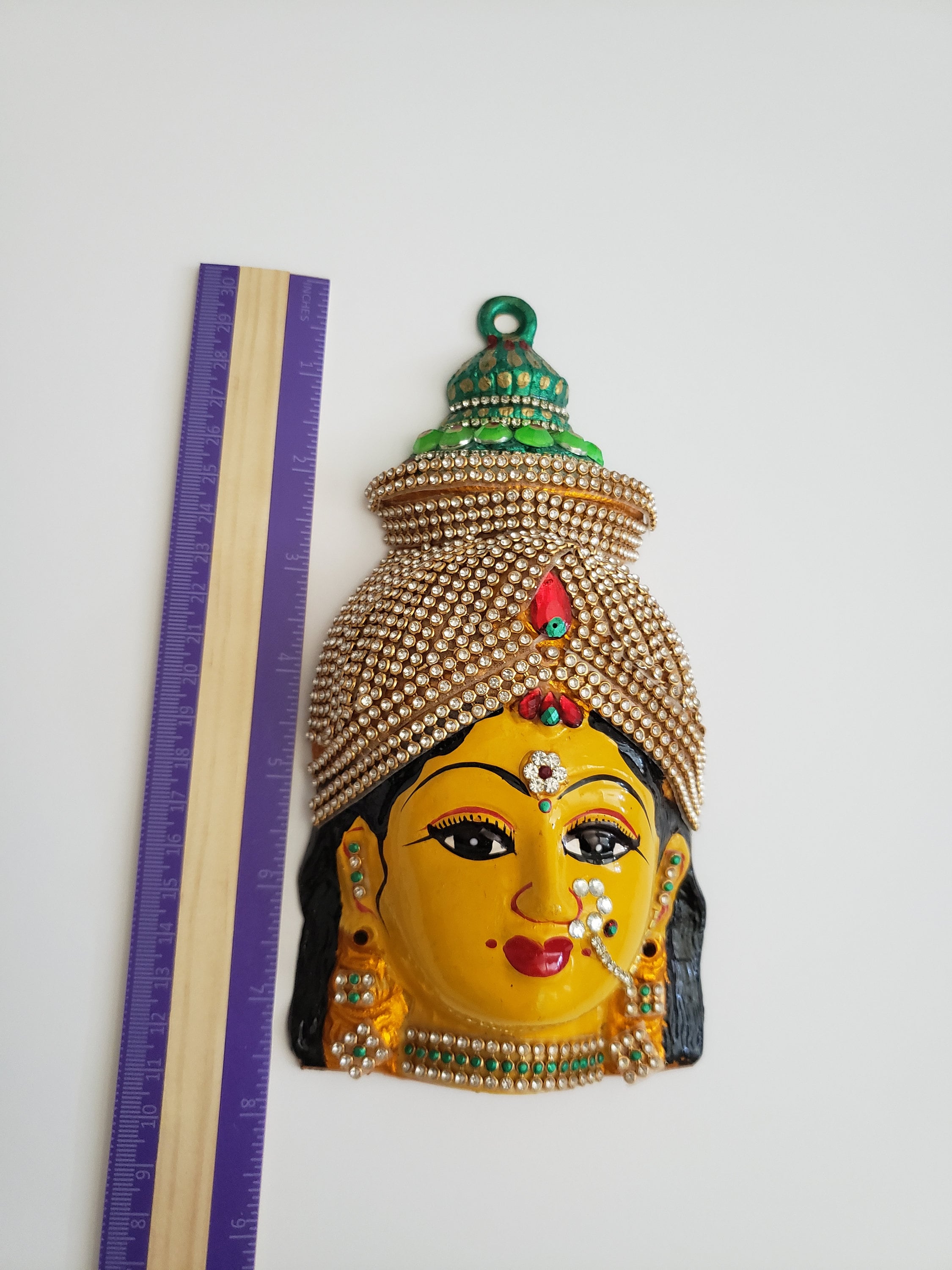 Goddess Vara Lakshmi Face Lakshmi Festival Gowri Face Navarathri ...